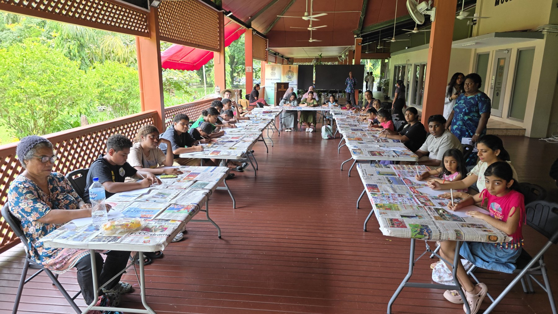 Warli Art Workshop connects Fijians to ancient Indian culture